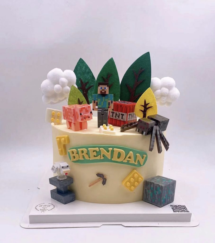 Minecraft cake 3 – KNK Desserts